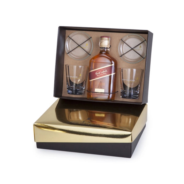 Kit Red Label com 2 Copos Personalizado - Brindes Kaue